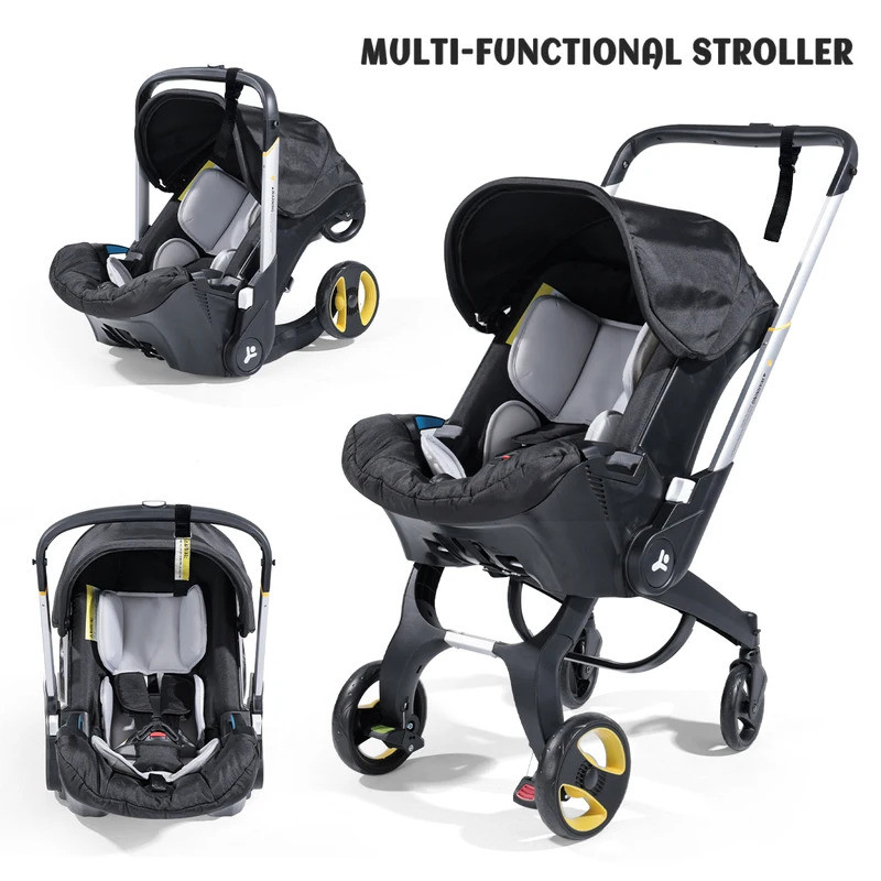 Baby stroller, portable bidirectional, foldable station wagon ...