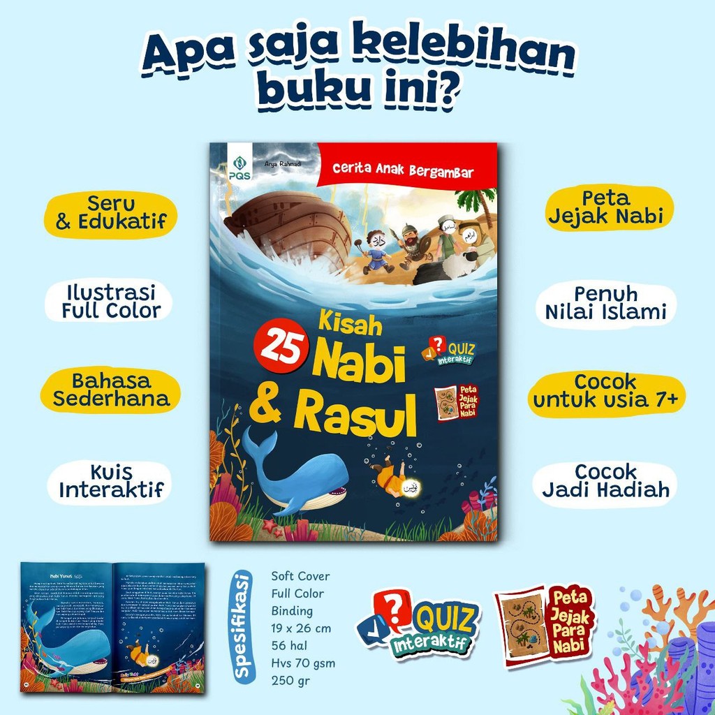 NABI Islamic Story Book | Stories of 25 Prophets & Messengers | Sunnah ...