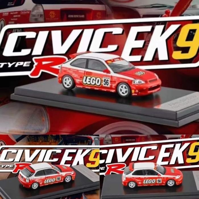 FAST SPEED FS 1/64 Civic Type-R Mk1 EK9 Red Lego 56 | Shopee Malaysia