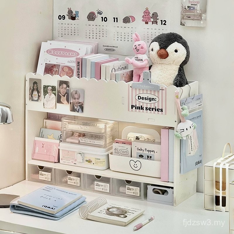 Sg Bookshelf Desktop Shelf Corner Vertical Multi-Layer Small Student ...