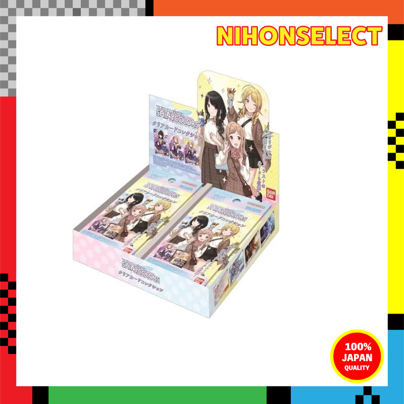BANDAI The Idolmaster Shiny Colors Clear Card Collection (Pack) (BOX ...