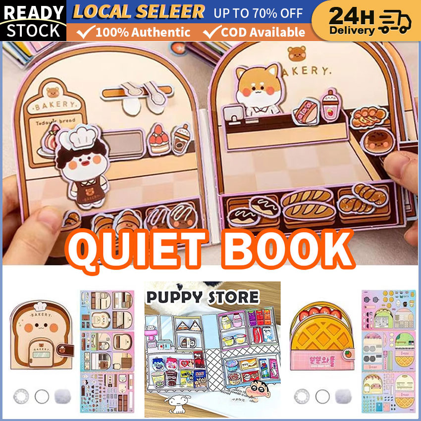 DIY Material Kit Waffle Free-Cut Quiet Book 安靜書 免裁剪Handmade Toys ...