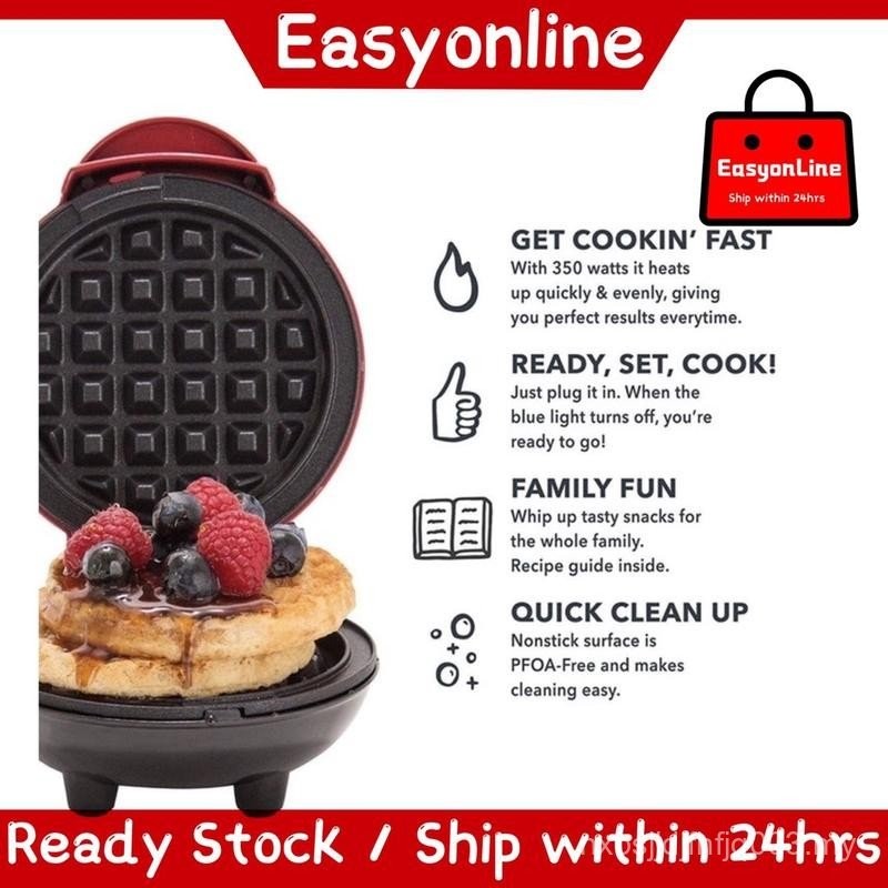 Electric Waffles Maker Breakfast Waffle Machine Egg Cake Pan Eggette ...