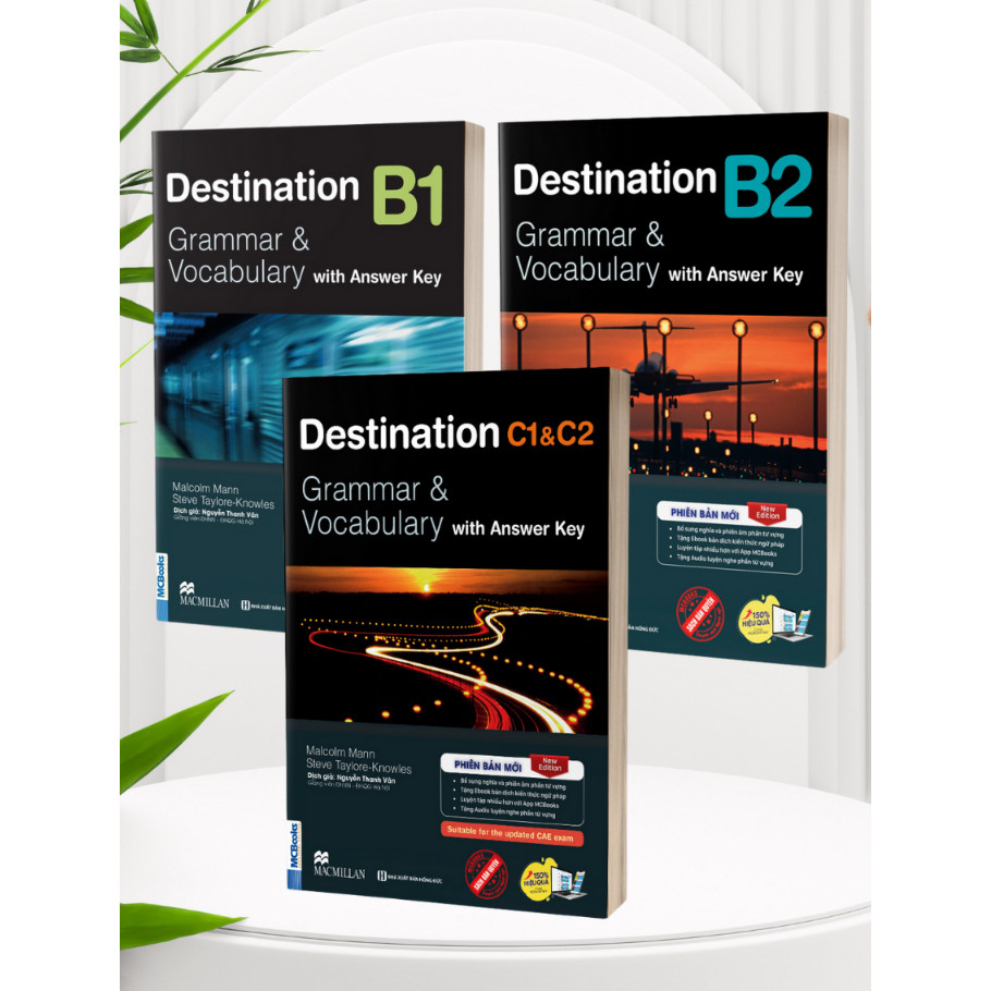 Aha - Complete Book of Destination Grammar Textbook & Vocabulary B1, B2 ...