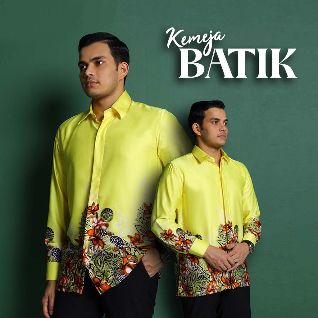 JAKEL Kemeja Batik Long Sleeve Tuan Haji | Shopee Malaysia