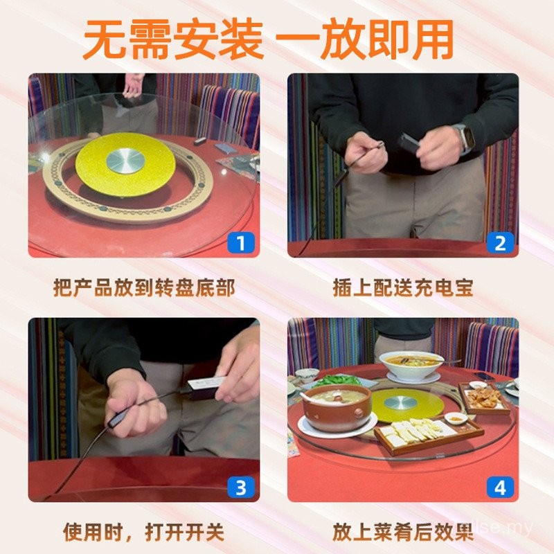 Dimans elektrik rolet memusing automatik pelapik meja makan pintar ...