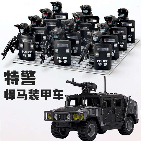 Lego china military brick minifigure special forces police SWAT villain ...