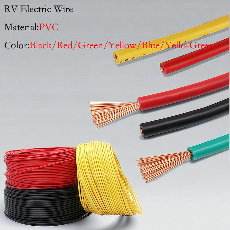 RV Electric Wire 0.3mm2 0.5mm2 0.75mm2 1mm2 1.5mm2 2.5mm2 6mm2 Single ...