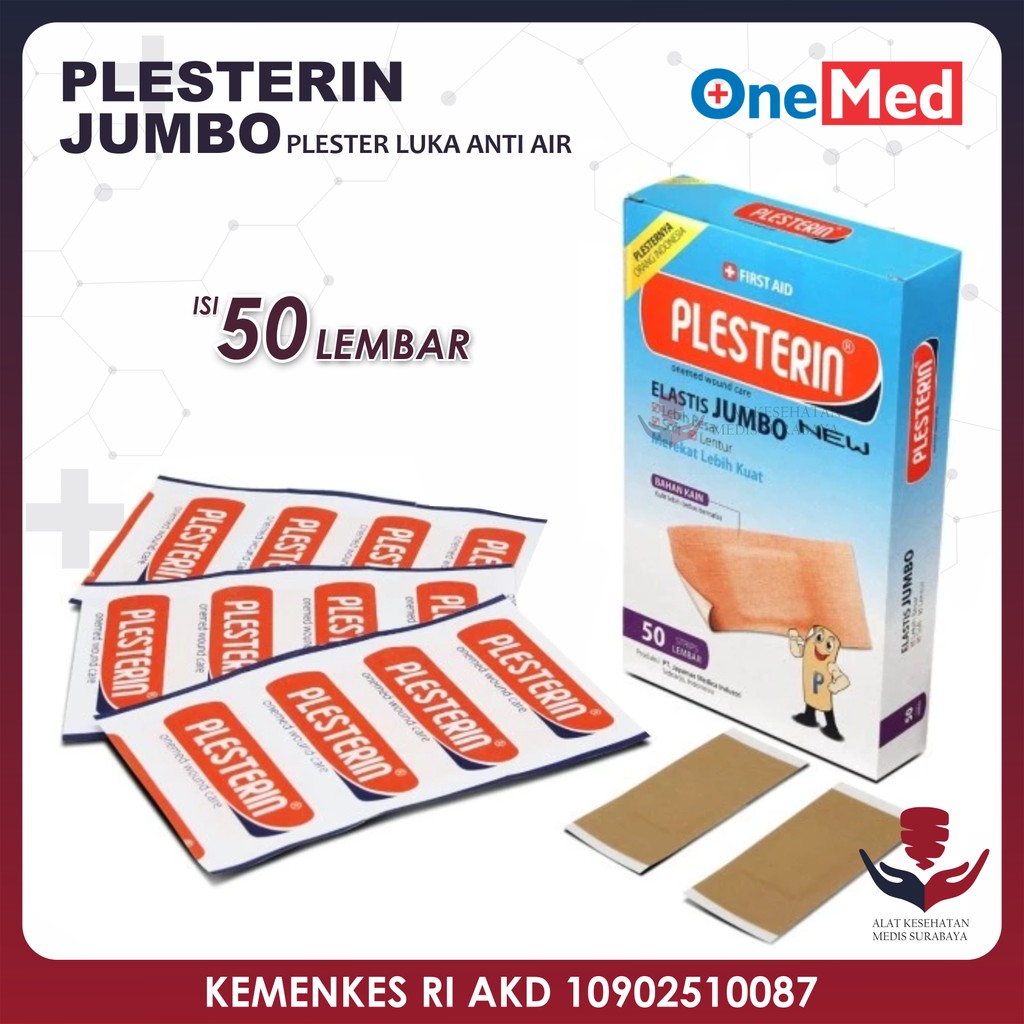 Jumbo Elastic Plaster 50 Pack Onemed P3K Elastic Wound Plaster Tool ...