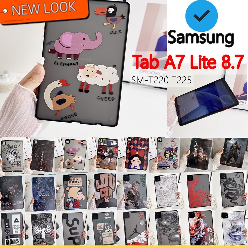 For Samsung Galaxy Tab A7 Lite 8.7 SM-T220 T225 Cute Cartoon Solon ...