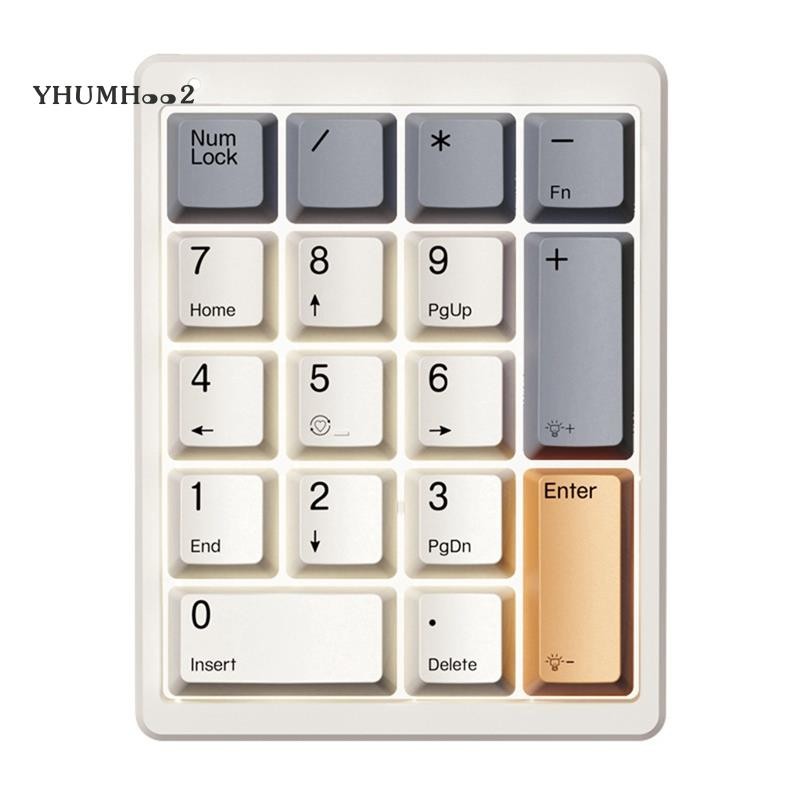 17 Keys Type C Wired Number Pad Mechanical Numeric Keypad Numpad Gaming ...