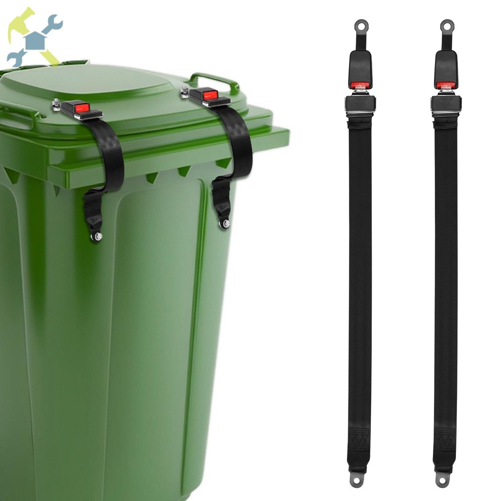 Trash Can Lid Lock for Animals Stop from Rummaging Length Adjustable ...