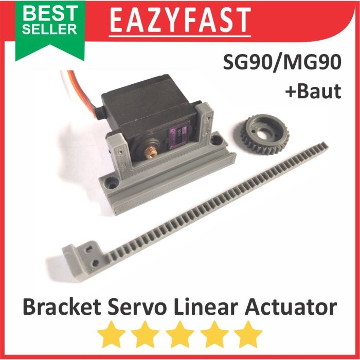 Servo Mechanic SG90 MG90 Linear Actuator Push Pull Door Lock Door Lock ...