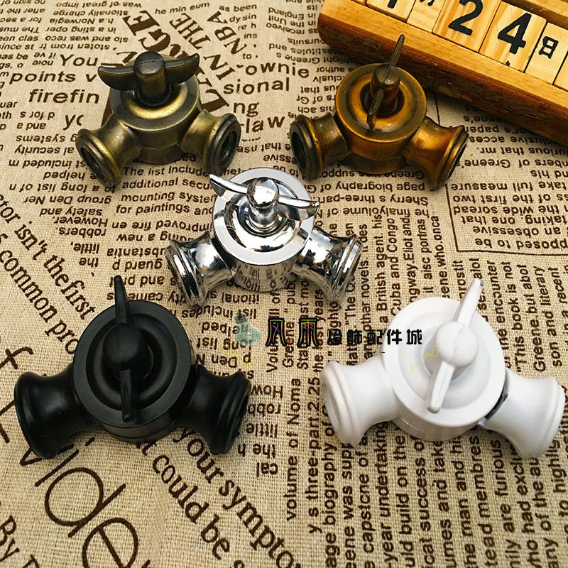 Dual-way Universal Head M10 Thread Tube Connection Table Lamp Wall Lamp ...