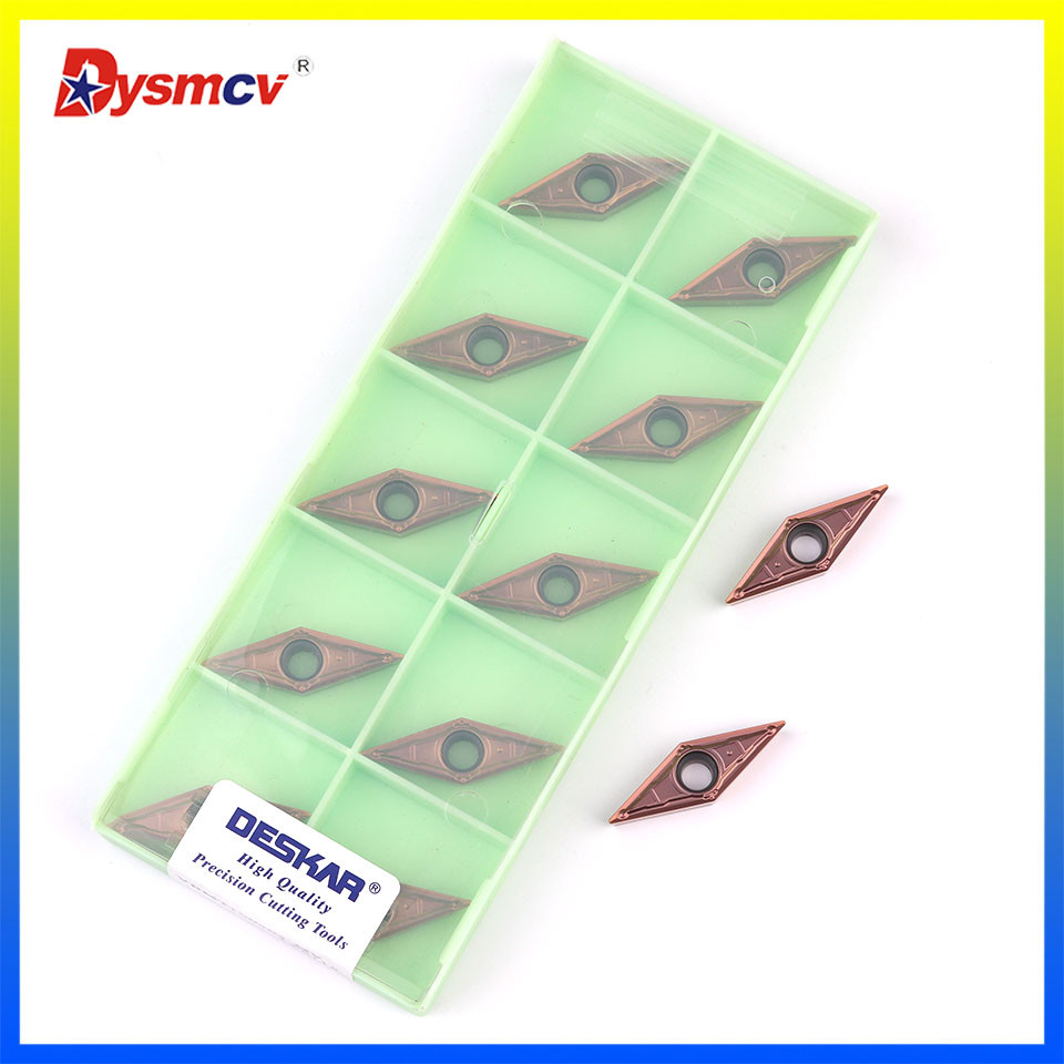 DESKAR 100%VBMT160404 VBMT160408 LF6118 LF6018 Carbide Insert VBMT Blade CNC Lathe Cutter ...