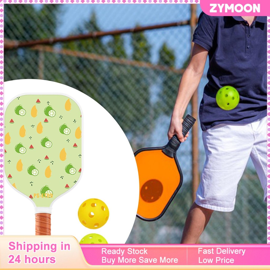 ZYMOON Kids Pickleball Paddle with 2 Pickleball Balls Sports Supplies ...