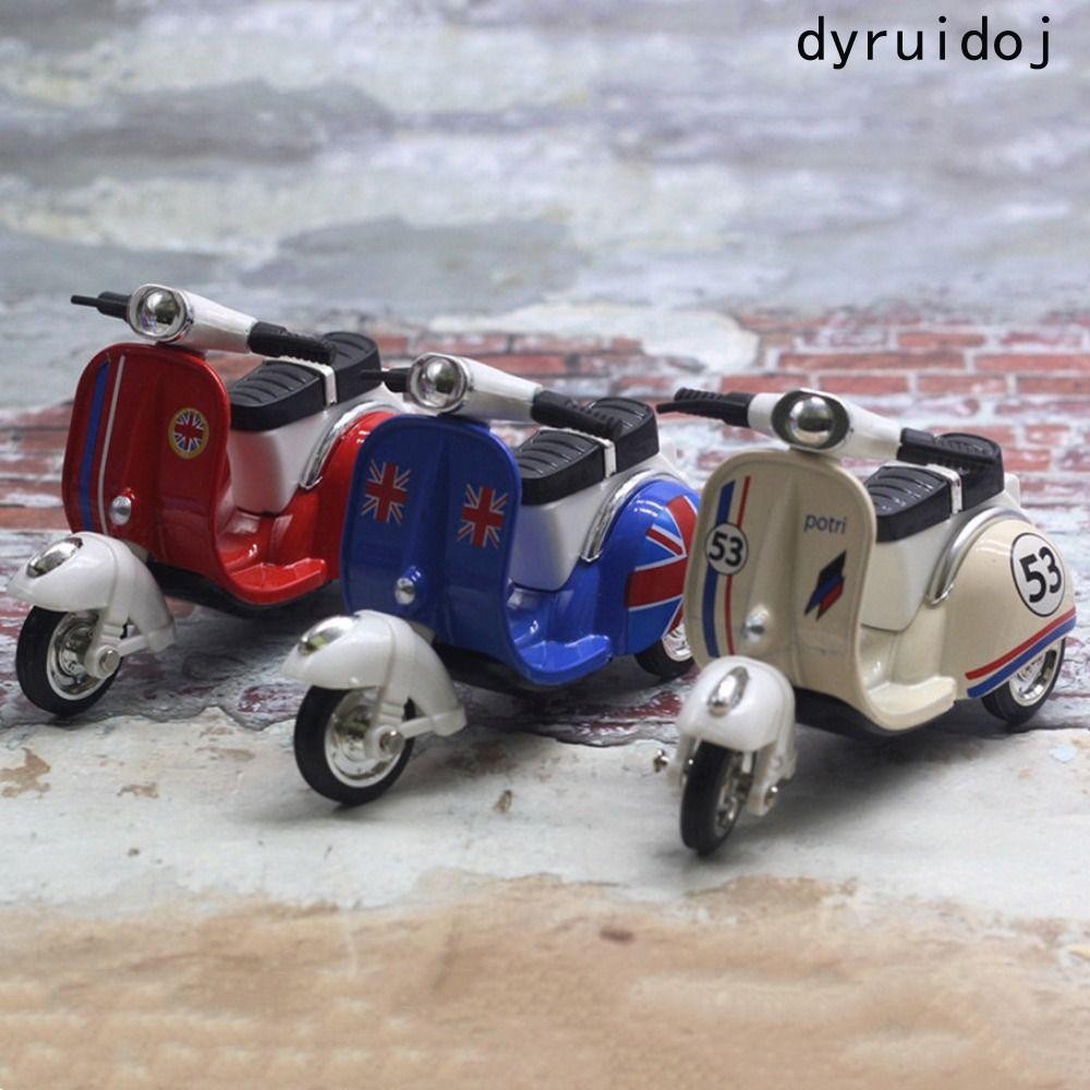 DYRUIDOJ Motorcycle Model, Pull-back Inertia Mini Motorcycle, Birthday ...