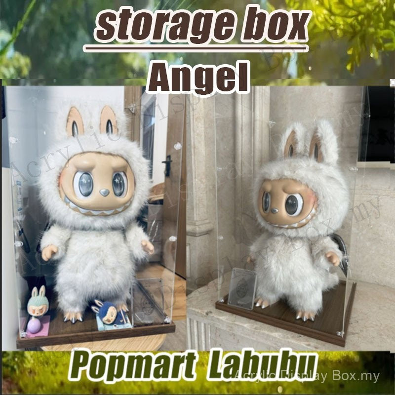 Transparent Transparent Acrylic Display Box Angel labubu zimomo dimomo ...