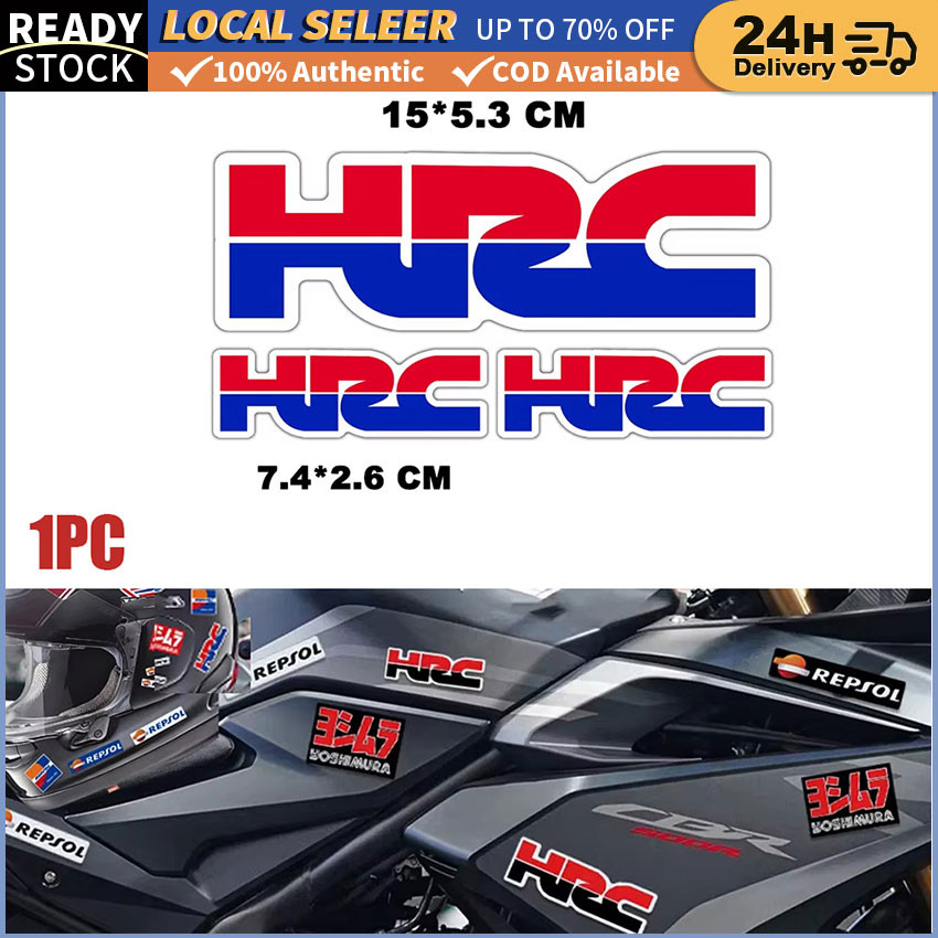 HRC reflective Honda motorcycle sticker Waterproof For Honda HRC Racing ...