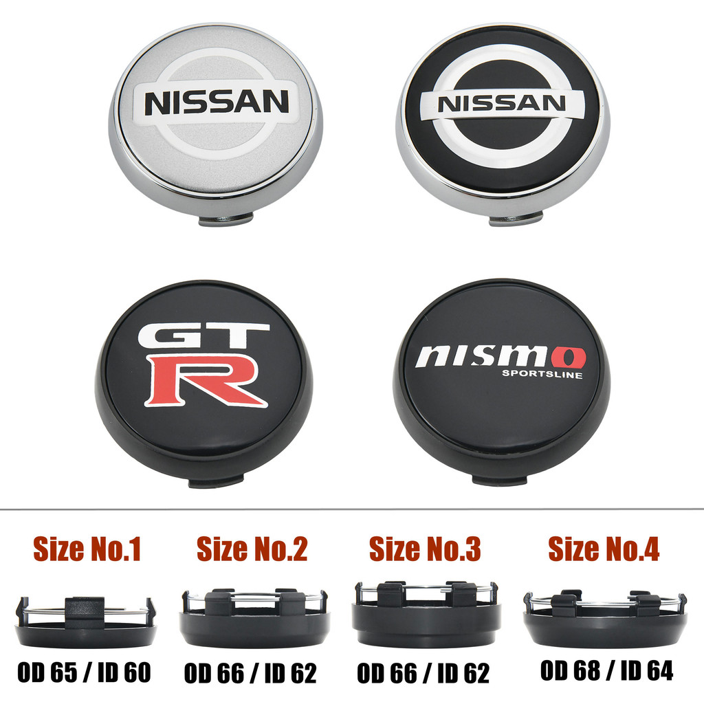 NISSAN Wheel Cap 65mm Sport Rim Cap NISMO 66mm Hub Cap Wheel Cover Cap ...