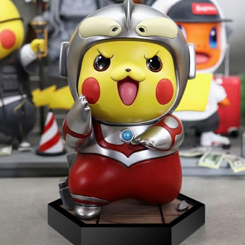 Pokémon Pokémon Pikachu Ultraman Doll Pendant Pokémon Pikachu Toy ...
