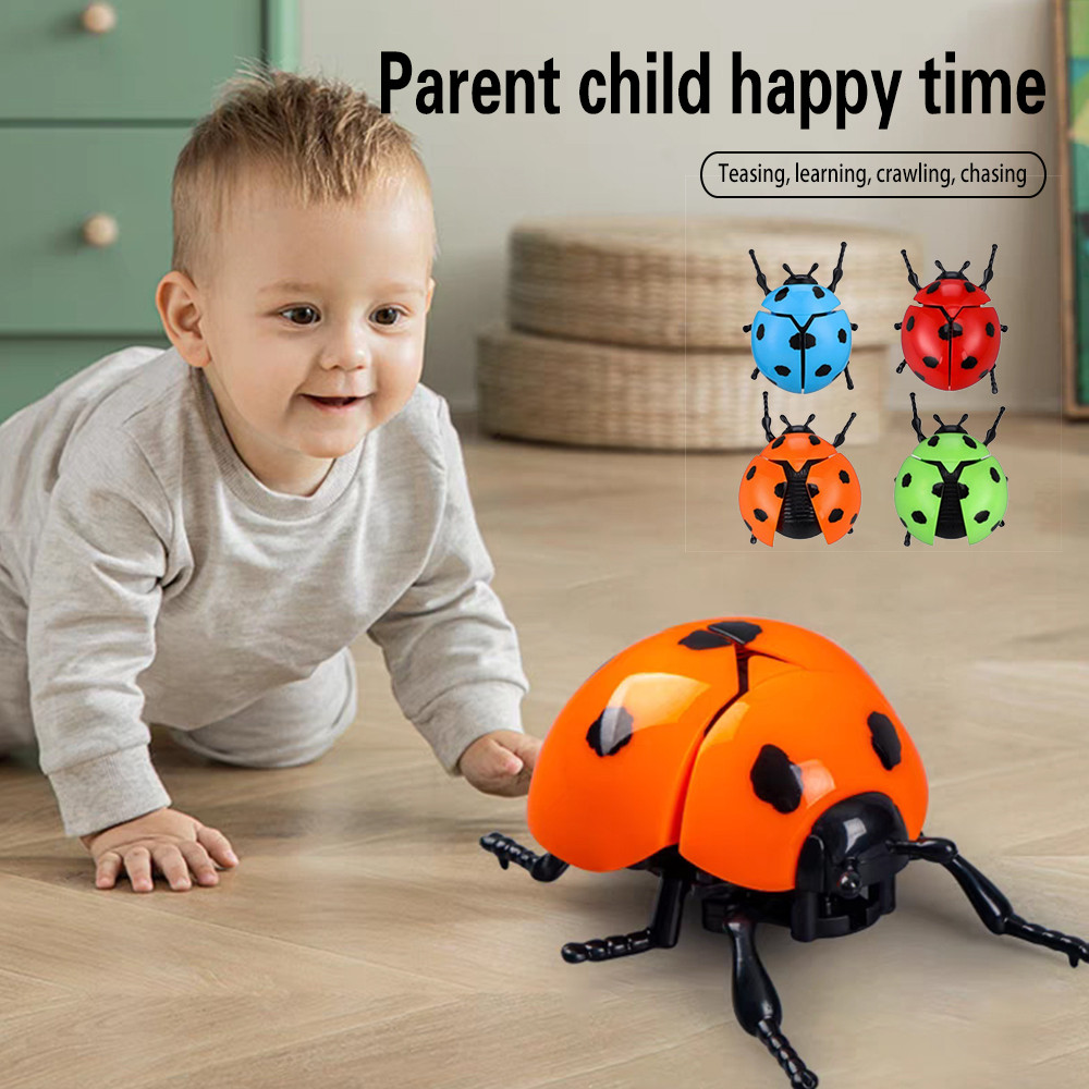 Ladybug Children's Toys Gift Beetles Winding Creative Crawling Toys ...