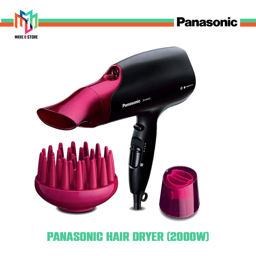 Panasonic EH-NA65-K655 Nanoe Hair Dryer Moisture 2000W - EHNA65K655 ...