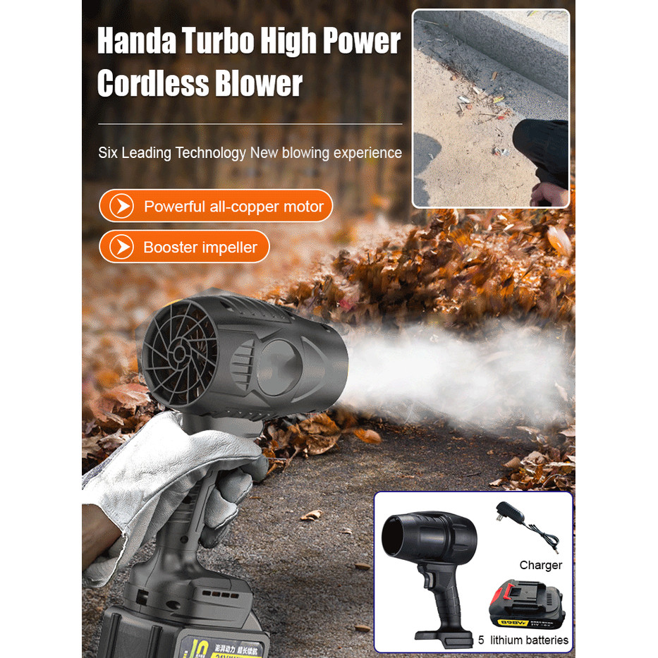 [Industrial-Grade Ducted Turbine High-Power Wireless Blower]Portable ...