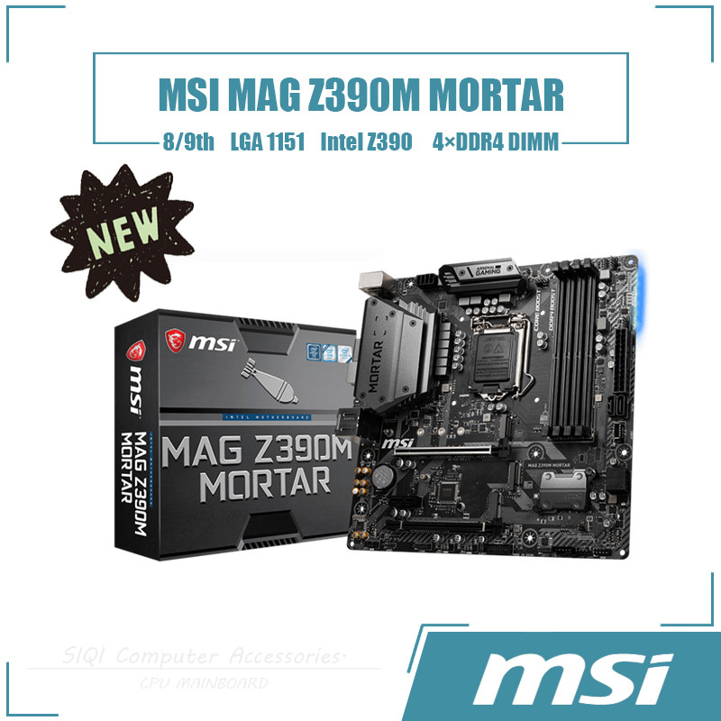 [NEW] MSI MAG Z390M MORTAR Motherboard 4×DDR4 DIMM Intel Z390 LGA1151 ...