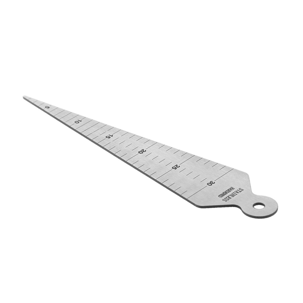 1pc 5-30mm Taper Gauge Feeler Gap Hole Measure Wedge Aperture Scale ...