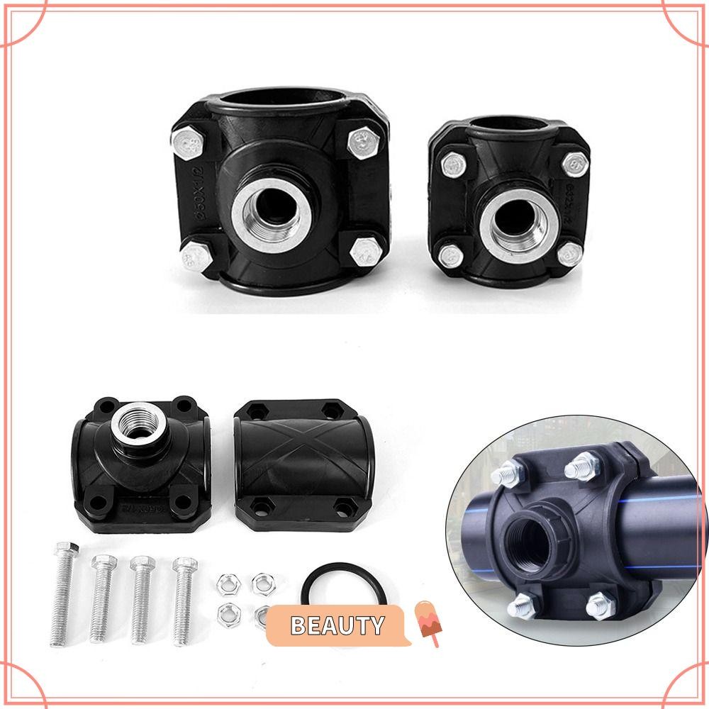 BEAUTYONE Water Pipe Drain Valve, Pipe Fittings Repair Clamp , Useful ...