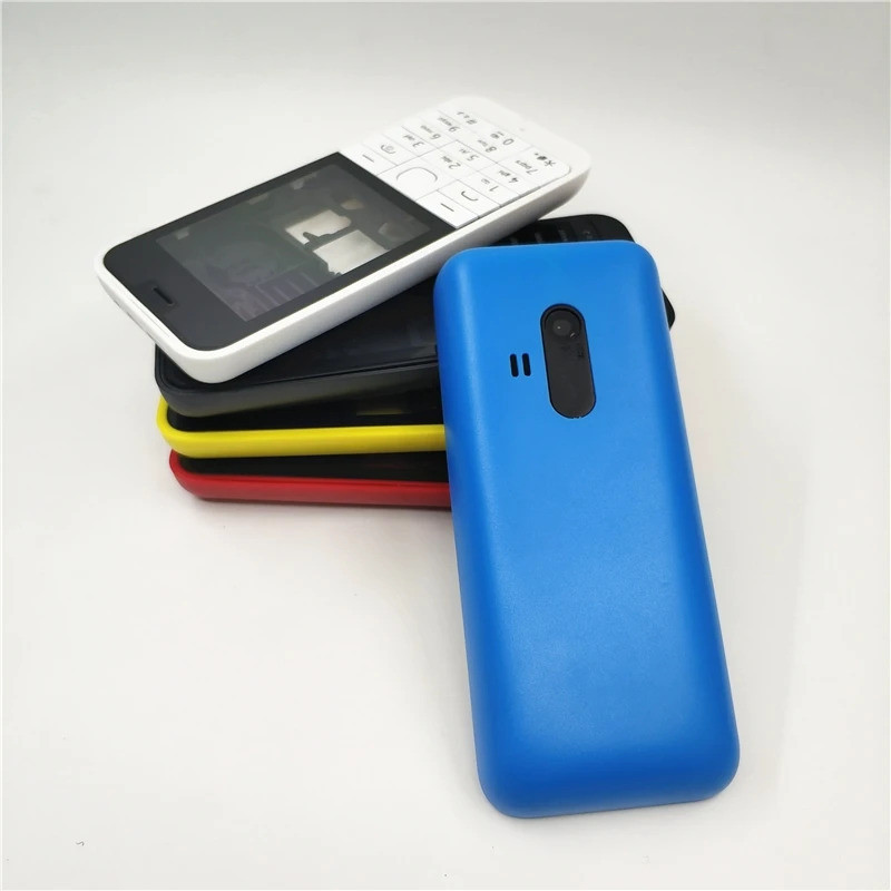 New Front Middle Frame Back Battery Cover For Nokia 220 Full Housing ...