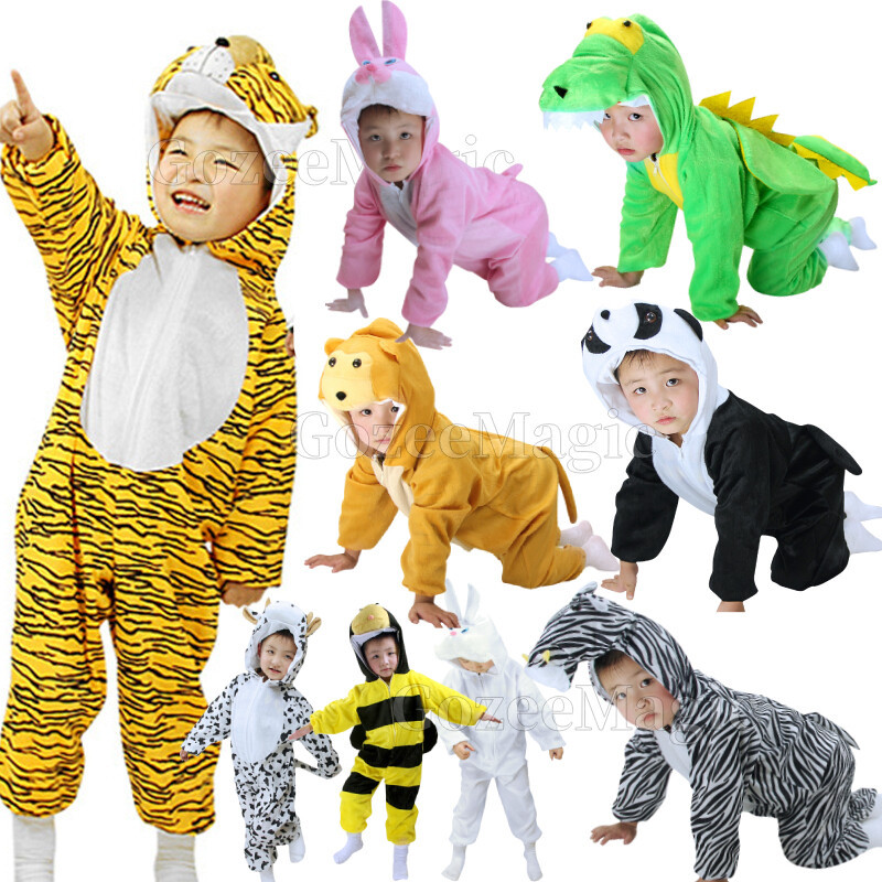 Animals Cosplay Costume Tiger Lion Rabbit Dragon Elephant Cow Panda ...