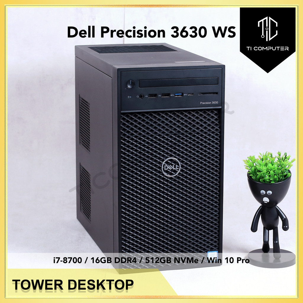 Dell Precision 3630 TWR Workstation Intel i7-8700 16GB RAM 512GB SSD ...