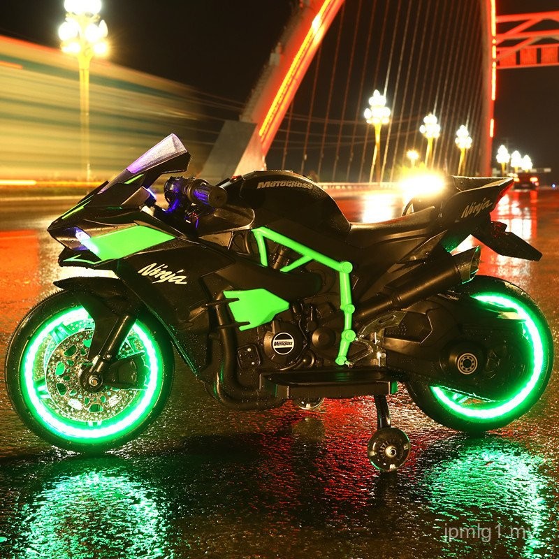 Motosikal dua tayar elektrik kanak-kanak baru 3-6-9 boleh dicas semula ...