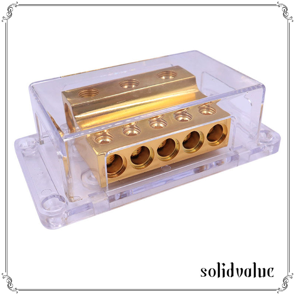 Car Audio Power Terminal Block Aluminum Alloy Stereo Junction Box ...