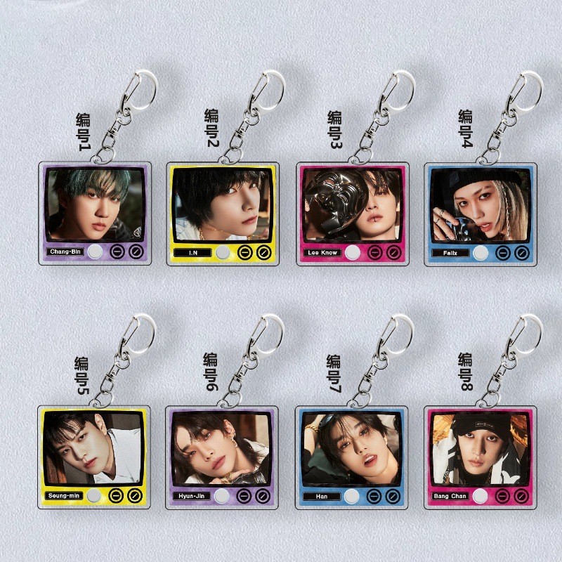 Stray Kids Keychain Lee Long Fu Fang Chan Lee Min Ho Han Ji Cheng Hwang ...