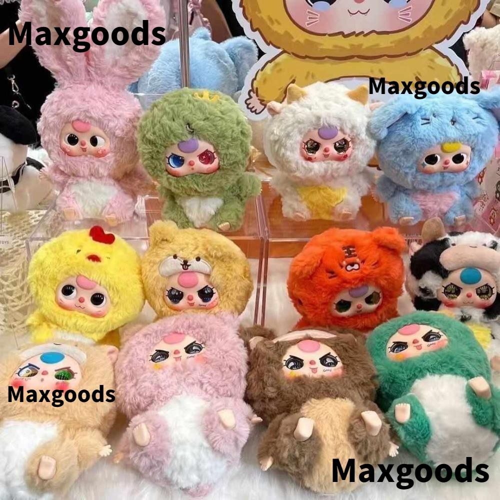 MAX Baby Three Plush Box, Trendy Stuffed Doll Soft Baby Three Zodiac ...