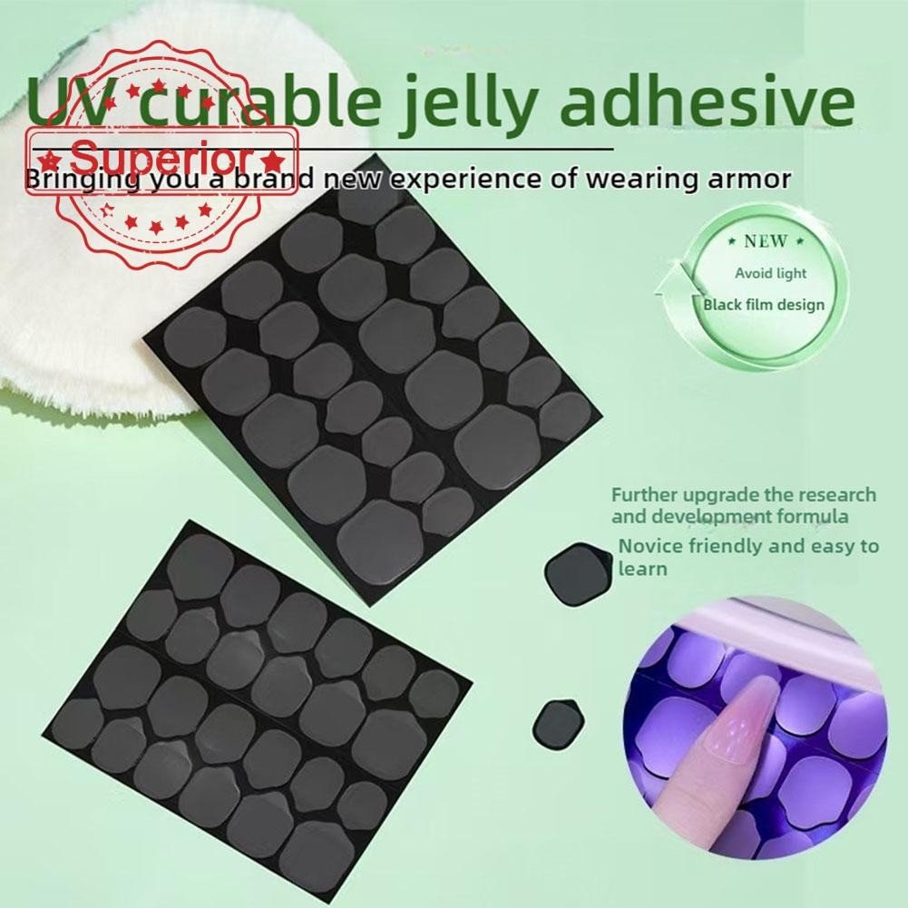 Uv Light Curing Jelly Adhesive Uv Sticker Gel For Sticking Fake Nails ...