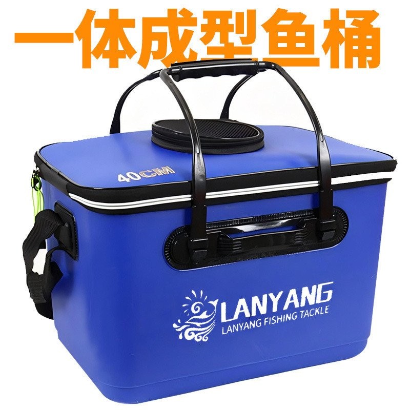 Thickened eva Fishing Bucket Fish Protection Bucket One-Piece Fishing ...