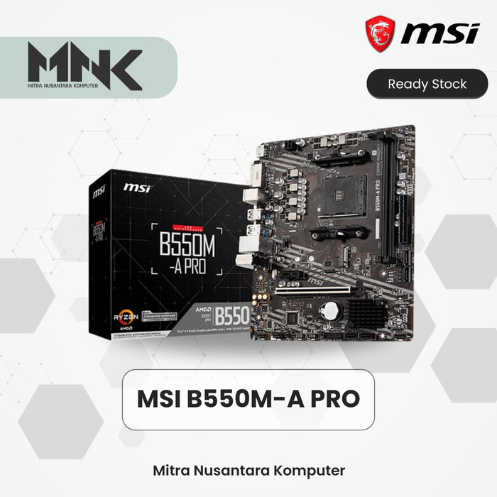 Msi B550M-A PRO Motherboard | Shopee Malaysia