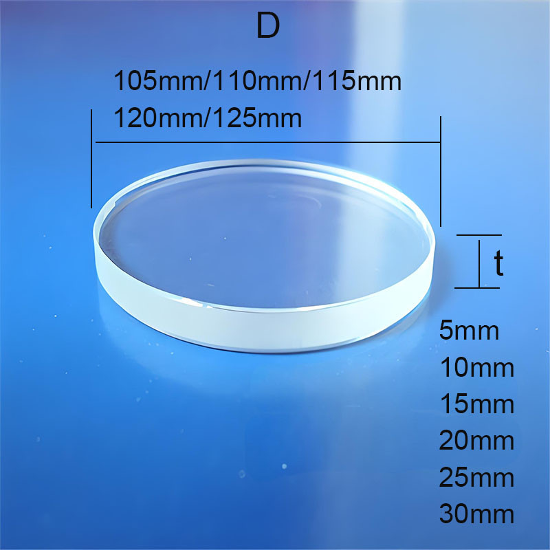 Round Tempered Glass, Outer Diameter 105-125mm Thickness 5-30mm, Boiler ...