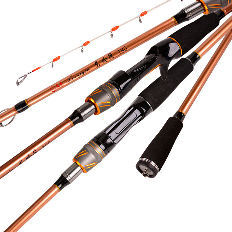[Ready Stock] Carbon Sea Raft Pole Solid Soft Tail Boat Pole Sea ...