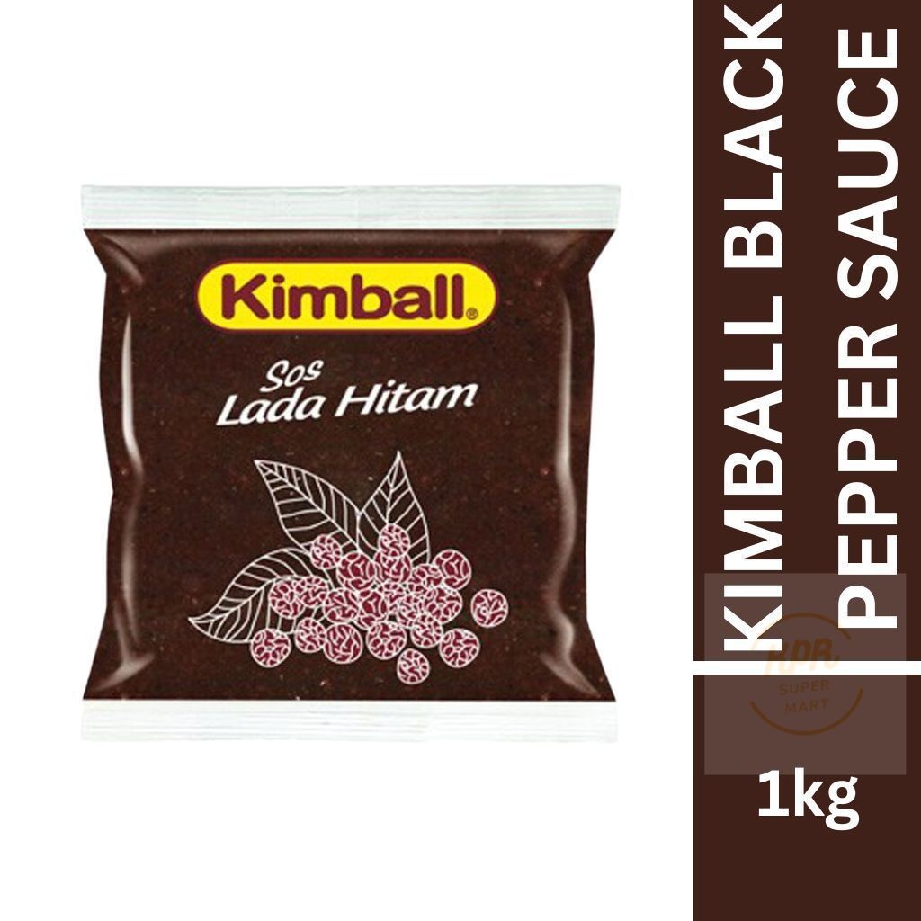 KIMBALL Black Pepper Sauce Refill Pack Sos Lada Hitam (1kg) | Shopee ...