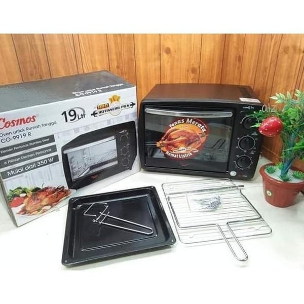 Cosmos Electric Oven CO-9919 R BBQ Rotisserie Electric Oven 19 Liter ...