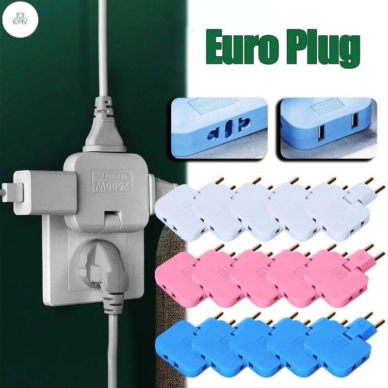 KMV Multi-Wire 1 Conversion 3 EU Extension Electrical Outlet - Portable ...