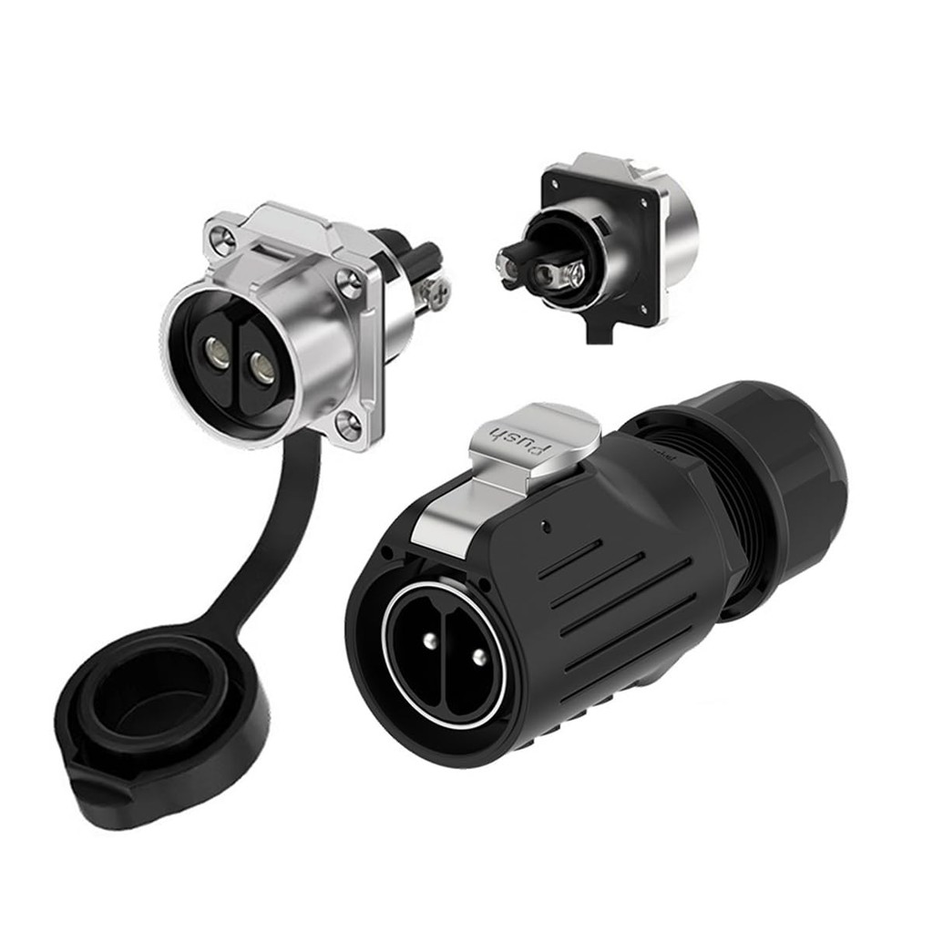 EW-LP28 Industrial Circular M28 Electrical Connector, Weldless 2Pin 50A ...