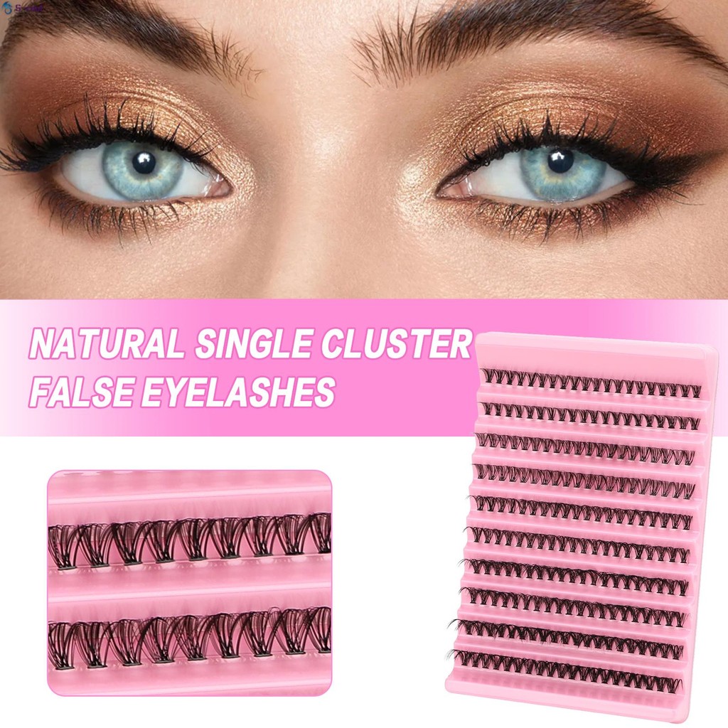 DIY Realistic False Eyelashes Ultra-Light Reusable Strip Lashes ...