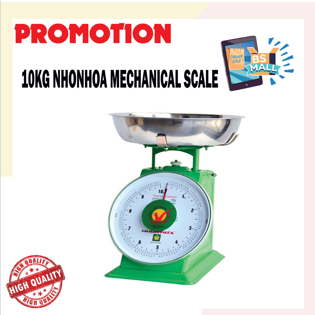 10KG NHONHOA Vietnam Mechanical Weighing Scale/Timbang Berat (Ready ...