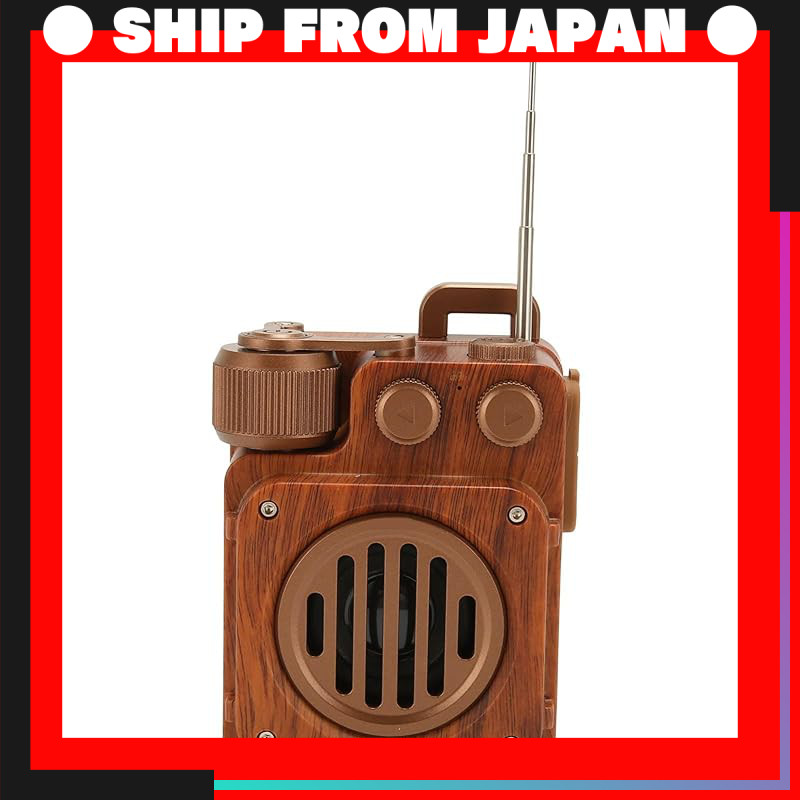 Retro Speaker Radio Wooden Texture HiFi Lossless Sound 5.1, supports U ...